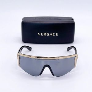 Versace | Accessories | New Versace Ve297 12526g Shield Sunglasses Mod 2197 | Poshmark